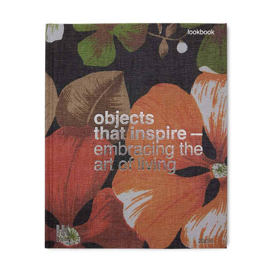 HKliving USA LBO0002 HKliving Lookbook hardcover retro flower print ...